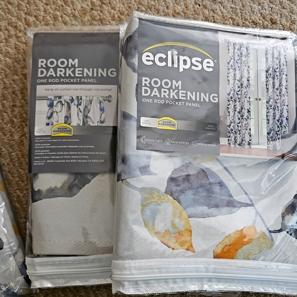Eclipse | Accents | Eclipse Paige Birch Room Darkening Curtain Panels 2 ...
